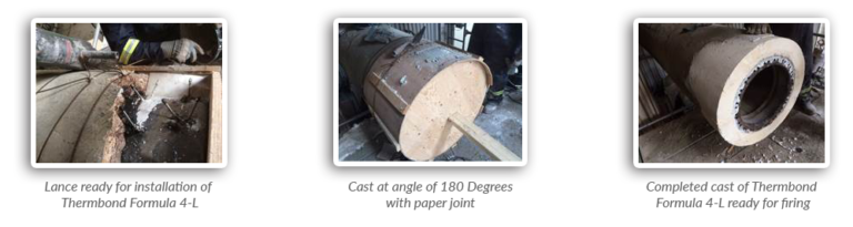 Burner Lance Repair - Thermbond® Refractory Products