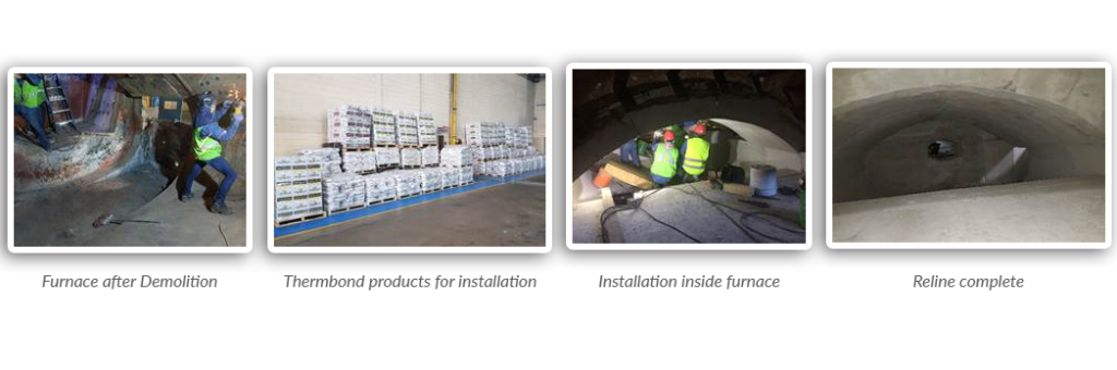 Thermbond Provides Hot-to-Hot Full Furnace Reline - Thermbond ...