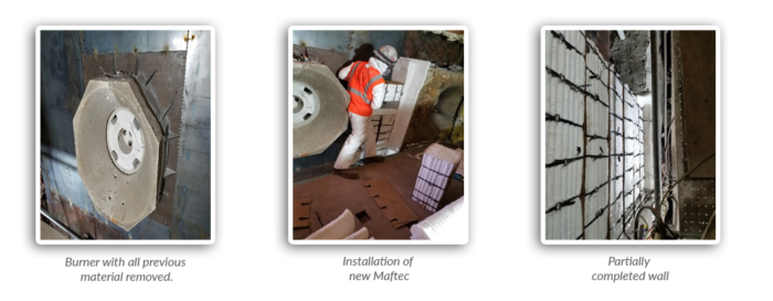 Thermbond Walking Beam Furnace Side Wall Installation Project-Images ...